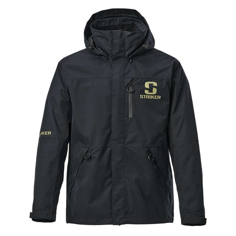 STRIKER Vortex Rain Jacket - BLACK — RPM Outdoors