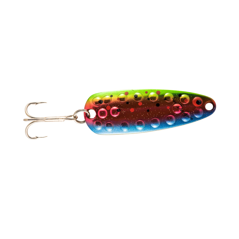LEN THOMPSON Heavy Weighted Brass Spoons - DIMPLED SERIES — RPM Outdoors